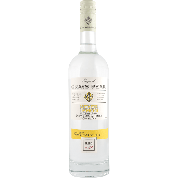 Grays Peak Meyer Lemon Vodka – Wooden Cork
