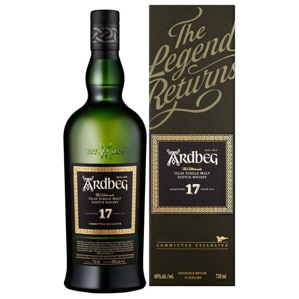 Ardbeg Scotch Single Malt Limited Committee Exclusive Edition 17 Year ...