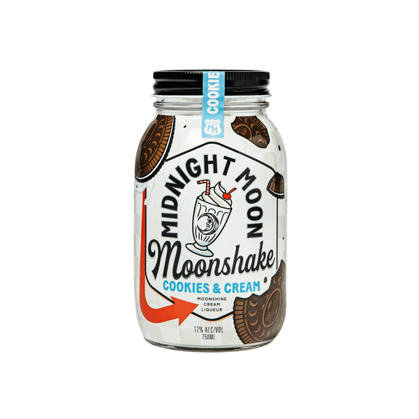 Midnight Moon Cookies & Cream Moonshake 750ml – Wooden Cork