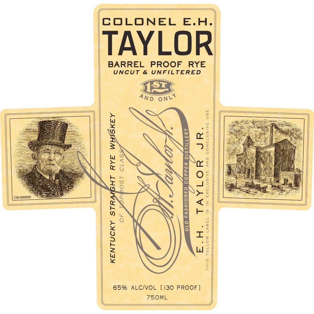 Colonel E.H. Taylor Barrel Proof Rye – Wooden Cork