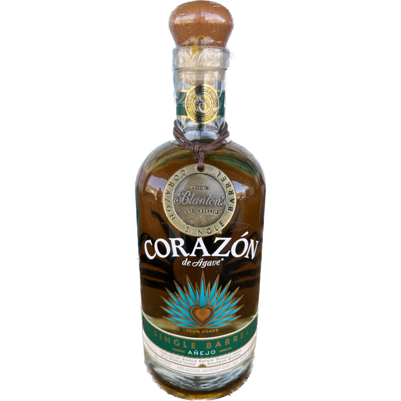 Corazon Anejo Single Barrel Select Aged In Blanton’s Barrels – Wooden Cork