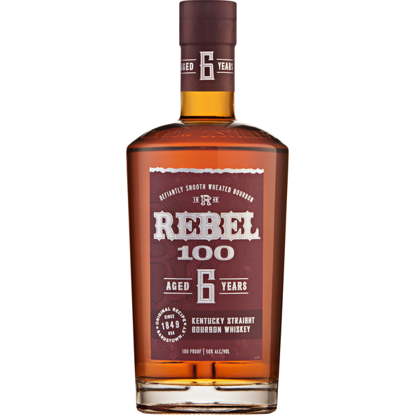 Rebel Kentucky Straight Bourbon Whiskey 6 Year 100 Proof – Wooden Cork
