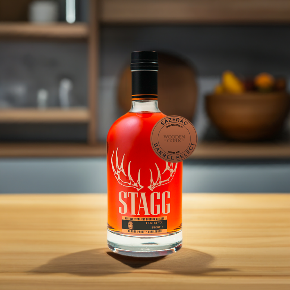 Stagg Jr. Bourbon Single Barrel Select by Wooden Cork 133 Proof