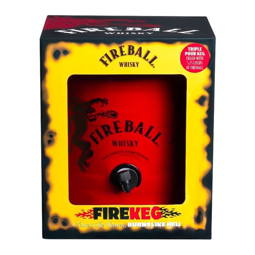 Fireball Whisky 5L Keg – Wooden Cork