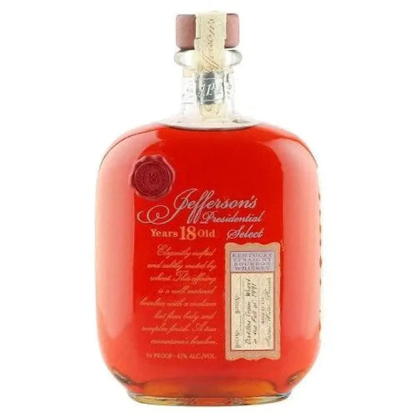 Jefferson's Presidential Select 18 Year Park Avenue Liquor Store Pick ...
