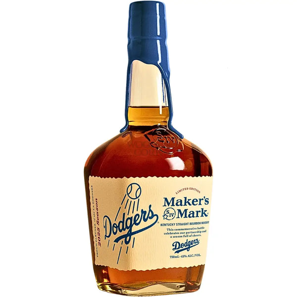 Maker’s Mark LA Dodgers 2025 Limited Edition Bourbon – Wooden Cork