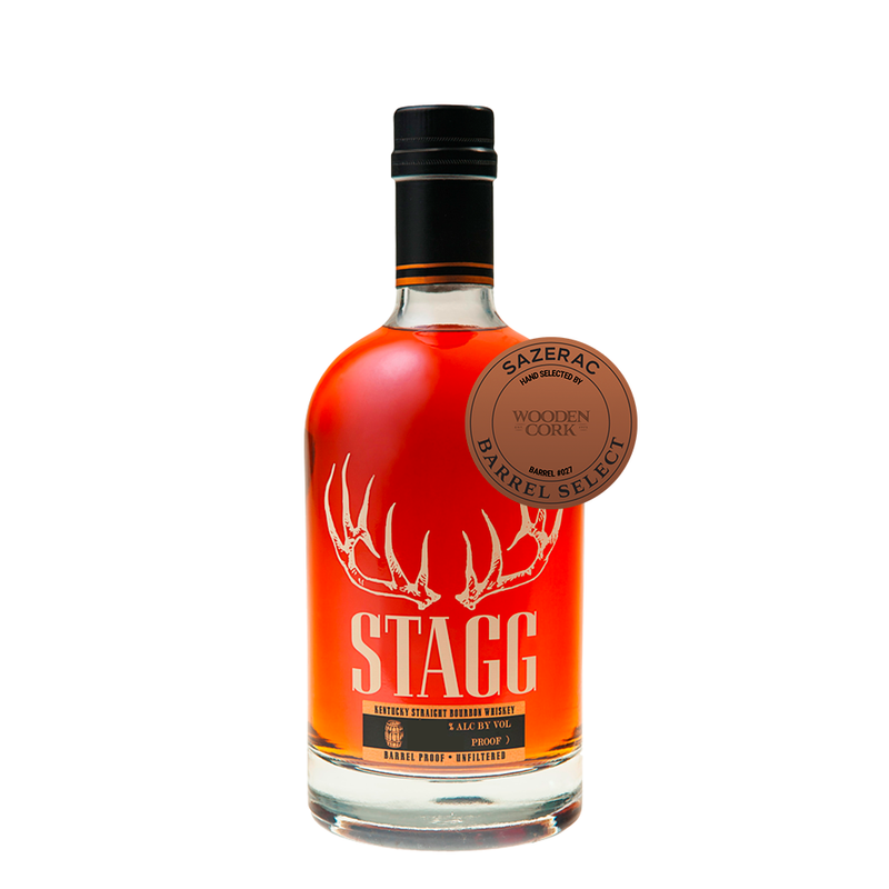 Stagg Jr. Bourbon Single Barrel Select by Wooden Cork 133 Proof