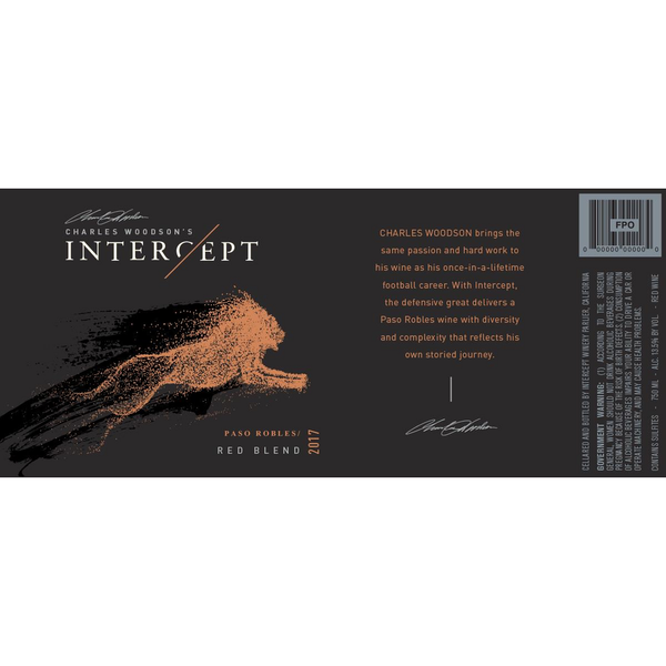 Intercept Paso Robles Red Blend 750ml – Wooden Cork