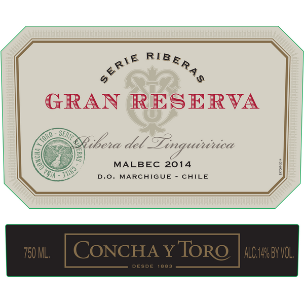 Gran Reserva Chile Malbec 750ml – Wooden Cork