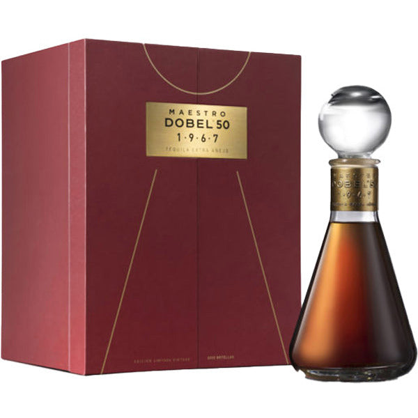 Maestro Dobel 50 '1967' Extra Anejo Tequila – Wooden Cork