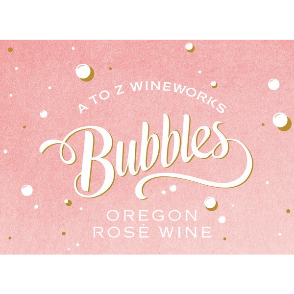 A To Z Wineworks Oregon Bubbles Sparkling Rose 750ml – Wooden Cork