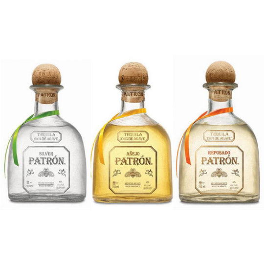Patrón Tequila | Silver, Gran Patrón Burdeos & Full Lineup – Wooden Cork