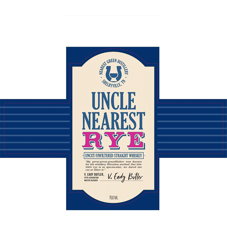 Uncle Nearest Straight Rye Whiskey – Wooden Cork